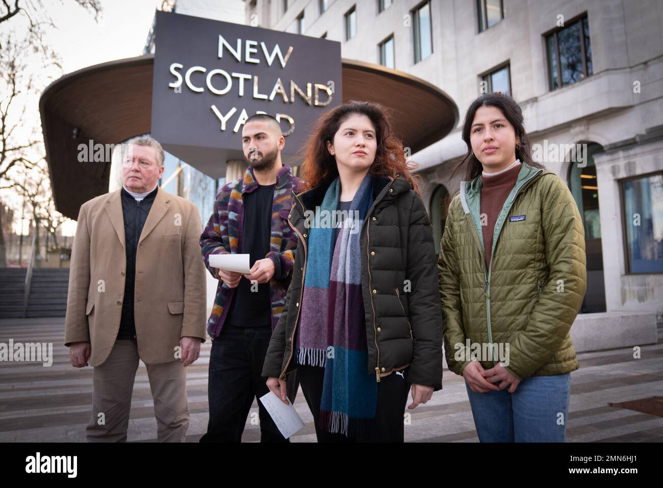 The family of missing man, Nathan Cole from left, Eamonn Cole (father ...