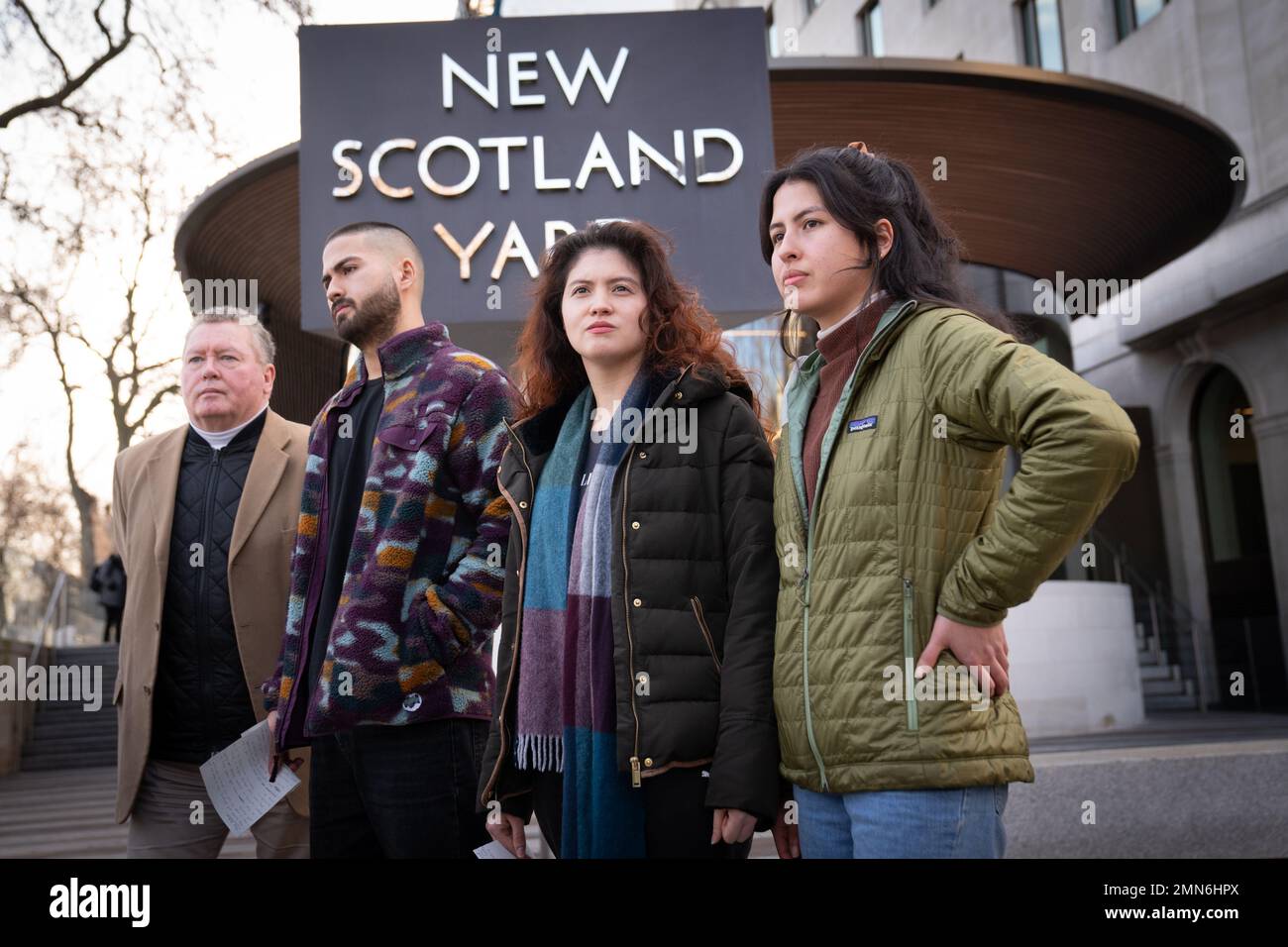 The family of missing man, Nathan Cole from left, Eamonn Cole (father ...
