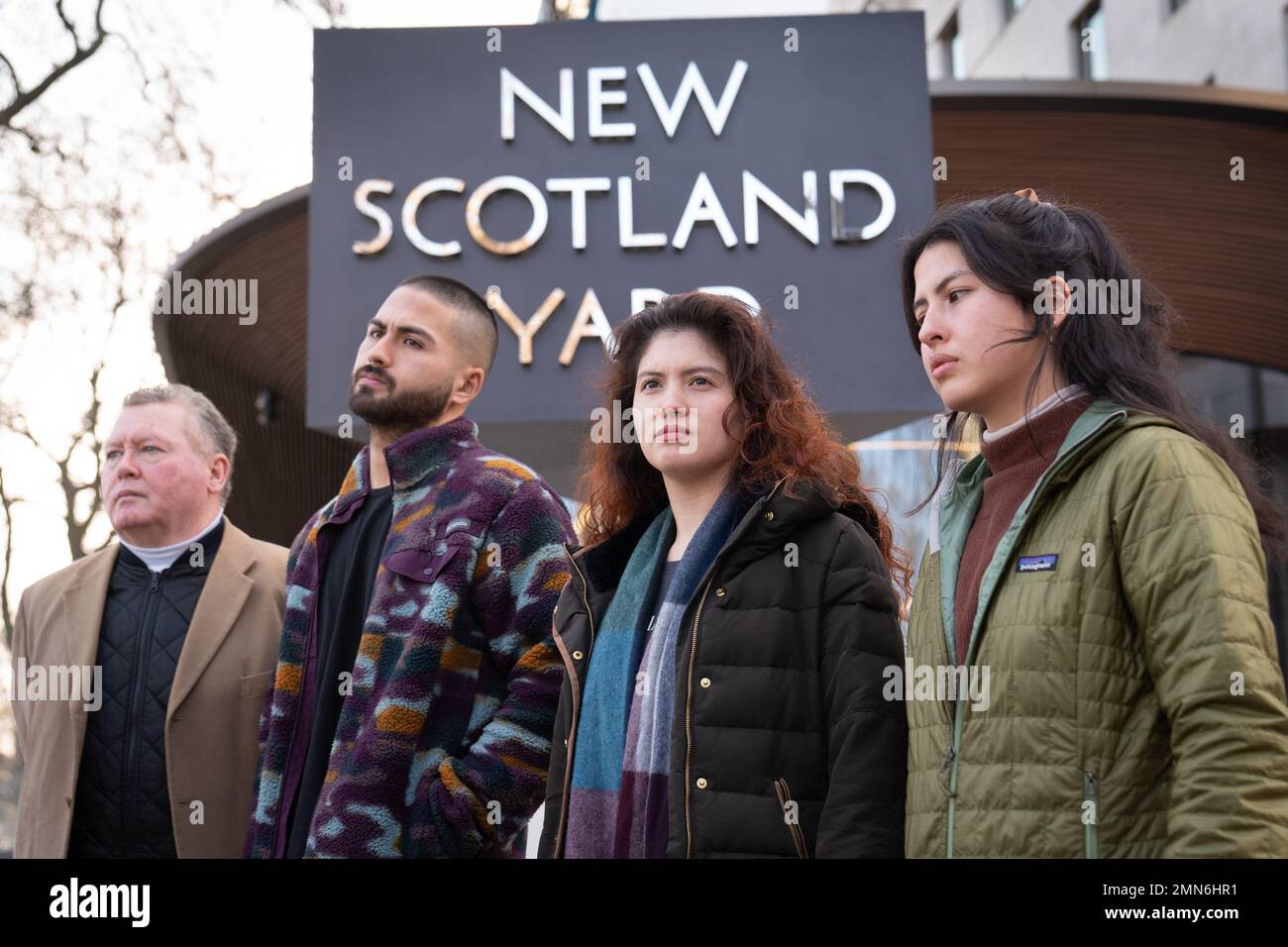 The family of missing man, Nathan Cole from left, Eamonn Cole (father ...