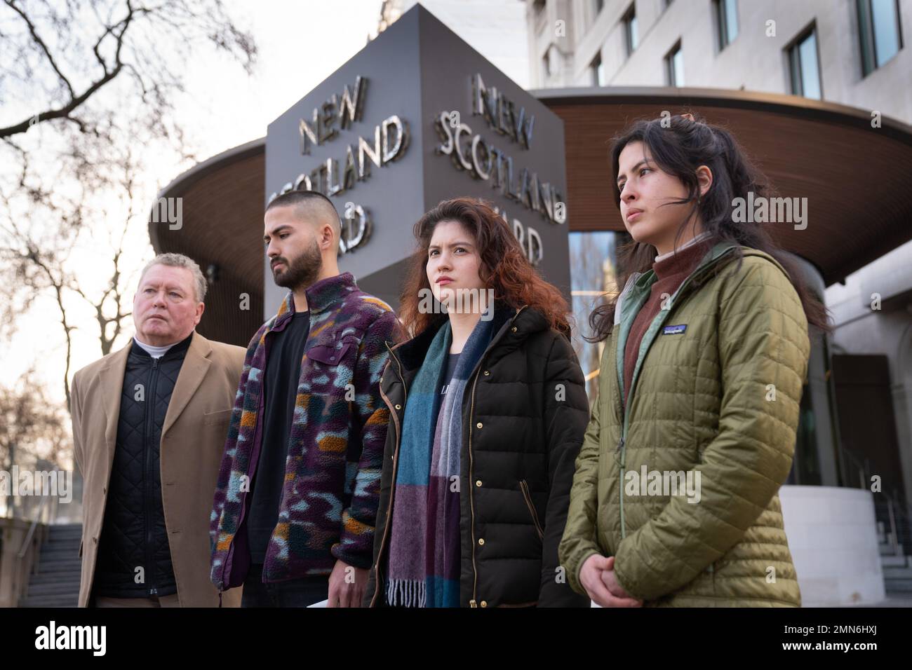 The family of missing man, Nathan Cole from left, Eamonn Cole (father ...
