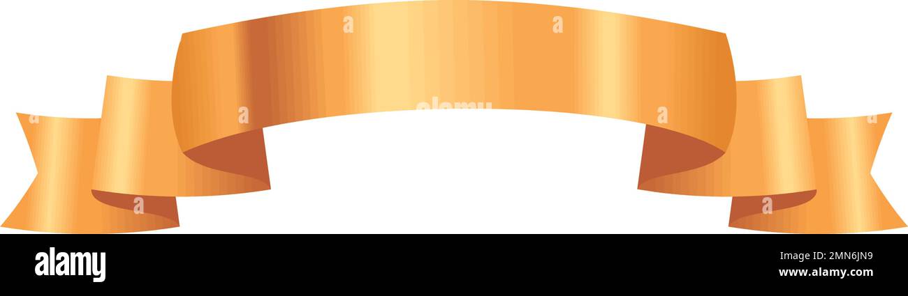 golden ribbon icon Stock Vector Image & Art - Alamy