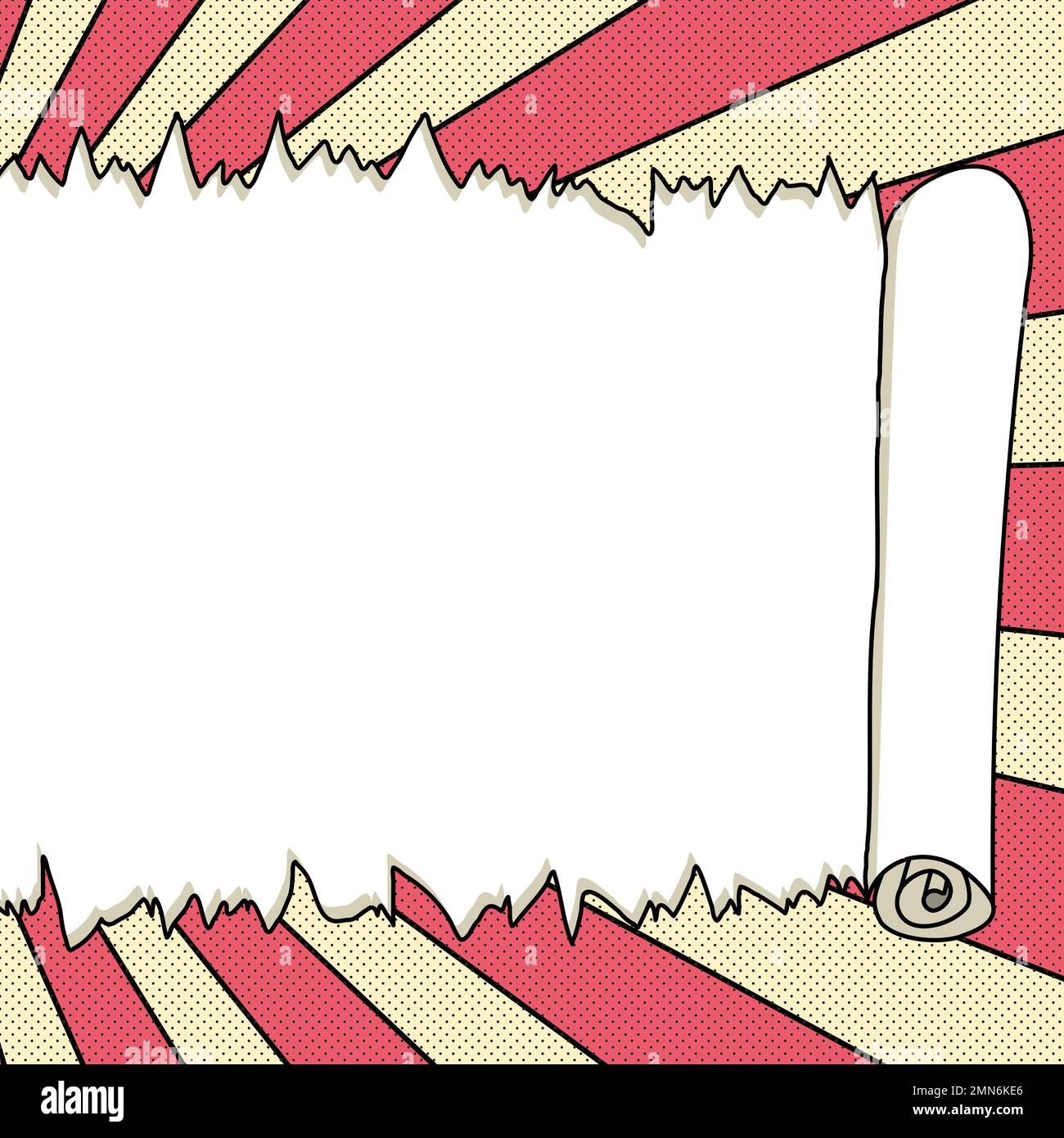 Comic Blank Speech Bubble With Copy Space Over Color Background Design ...