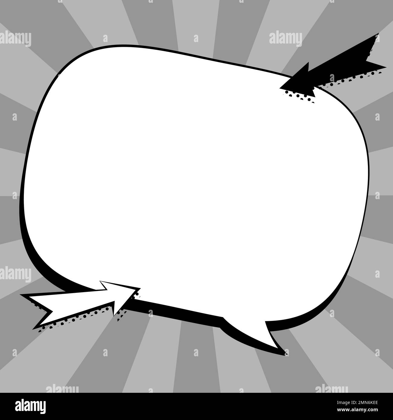 Comic Blank Speech Bubble With Copy Space And Colorful Doodles. Design ...