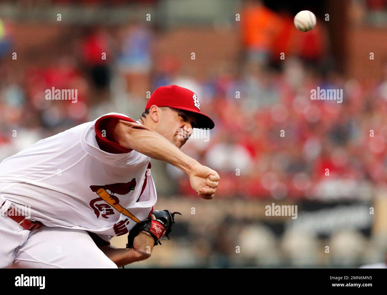 St. Louis Cardinals starting pitcher Jack Flaherty throws during the ...