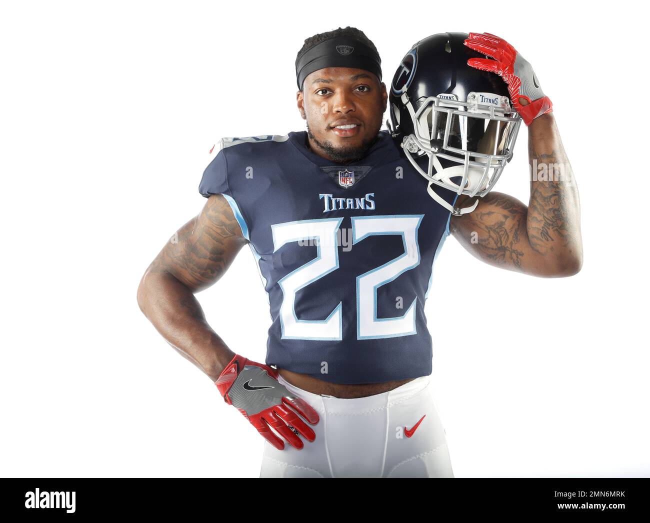 Tennessee Titans running back Derrick Henry poses June 11, 2018, in ...