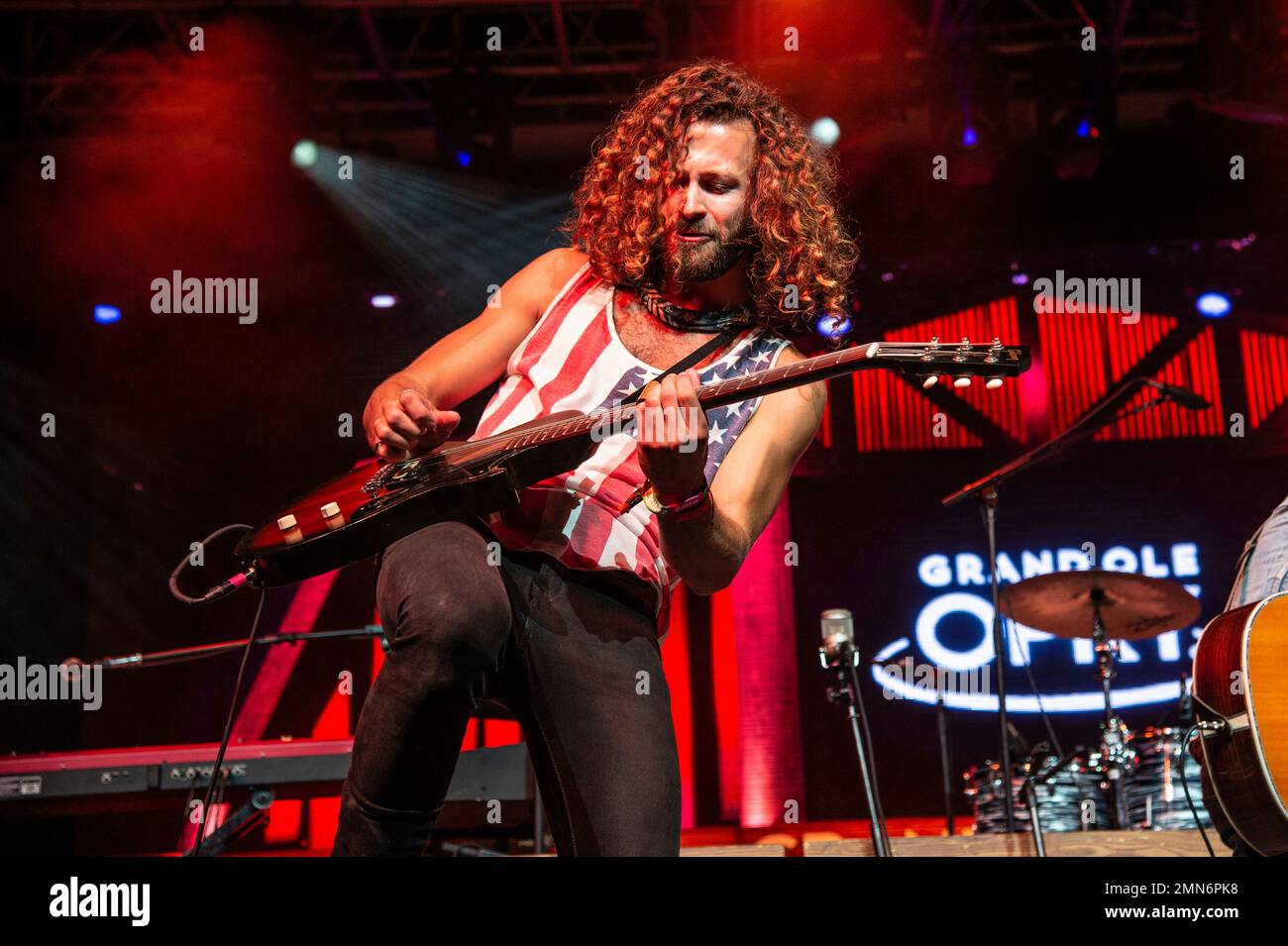 Eric Steedly of LANCO performs during the Grand Ole Opry at the ...
