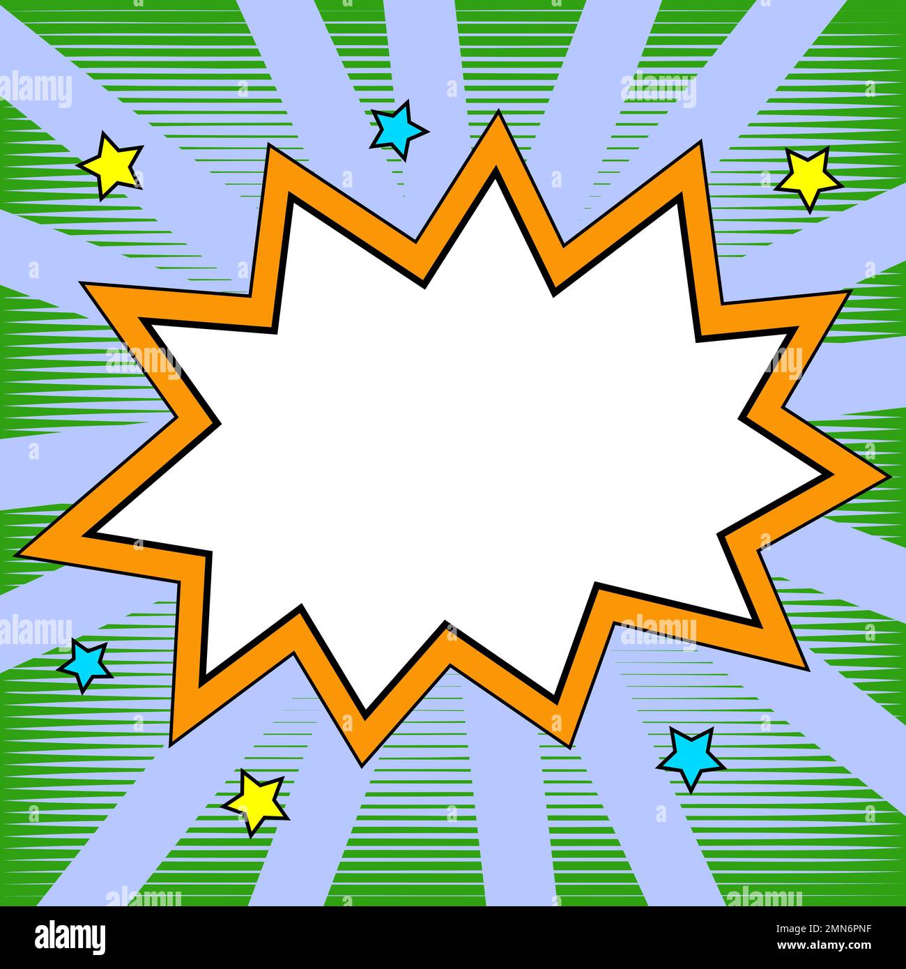 Comics Design Frames. Photo Frame Set With Explosion Bubbles For Add ...