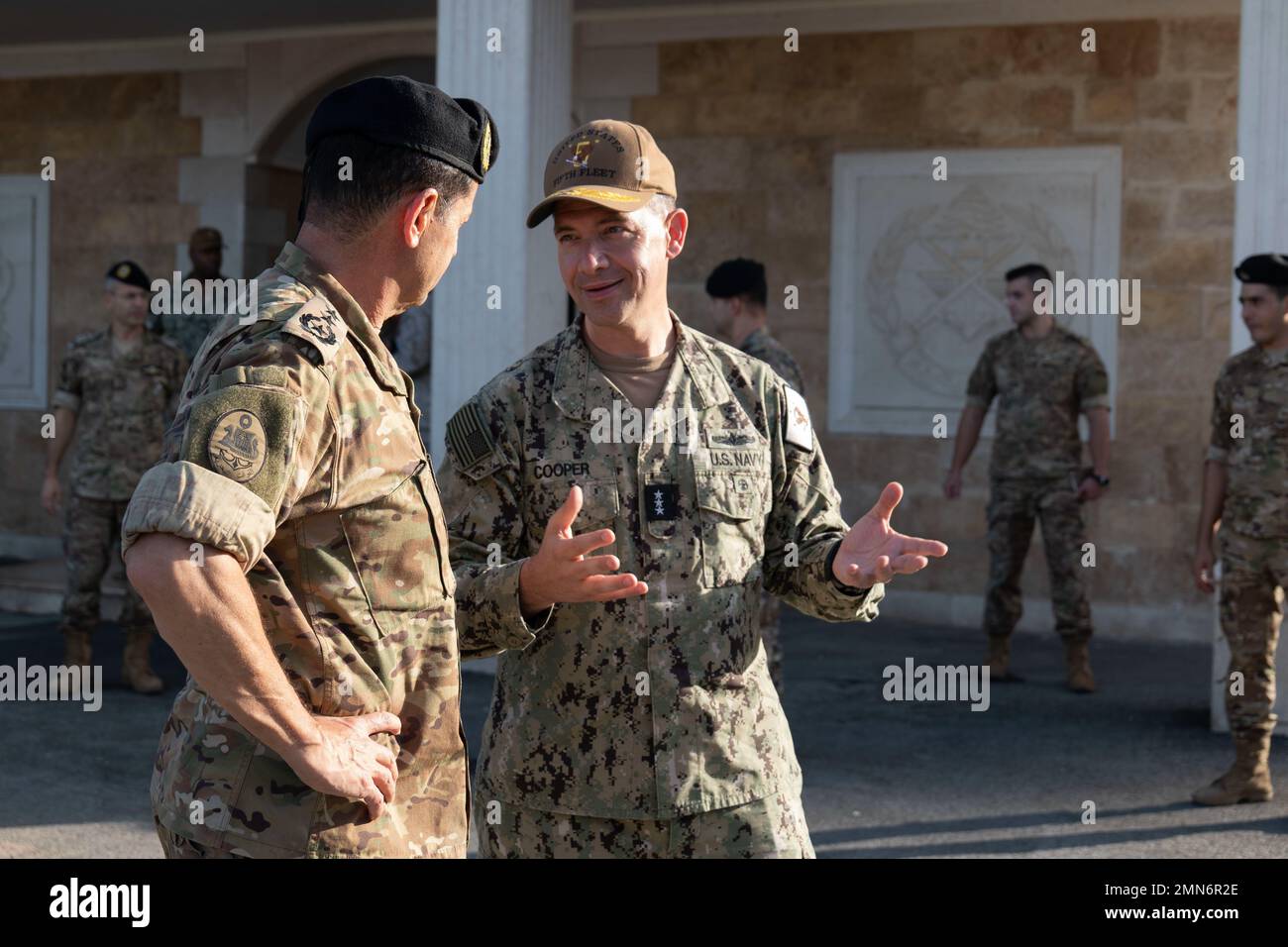 220929-N-ZA692-1504 BEIRUT NAVAL BASE (Sept. 29, 2022) Vice Adm. Brad ...
