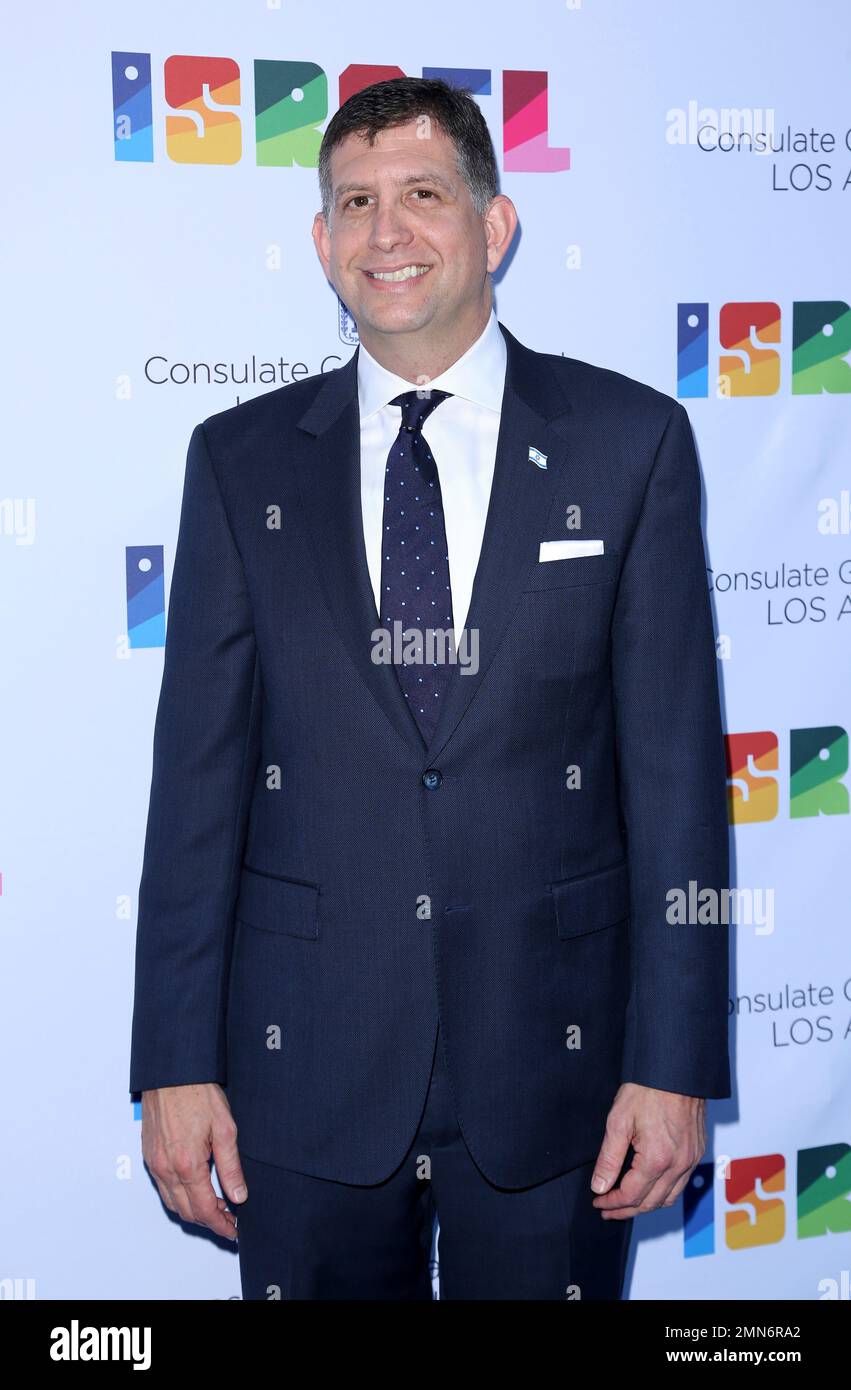 Consul General of Israel Sam Grundwerg arrives at the Israeli Consulate ...