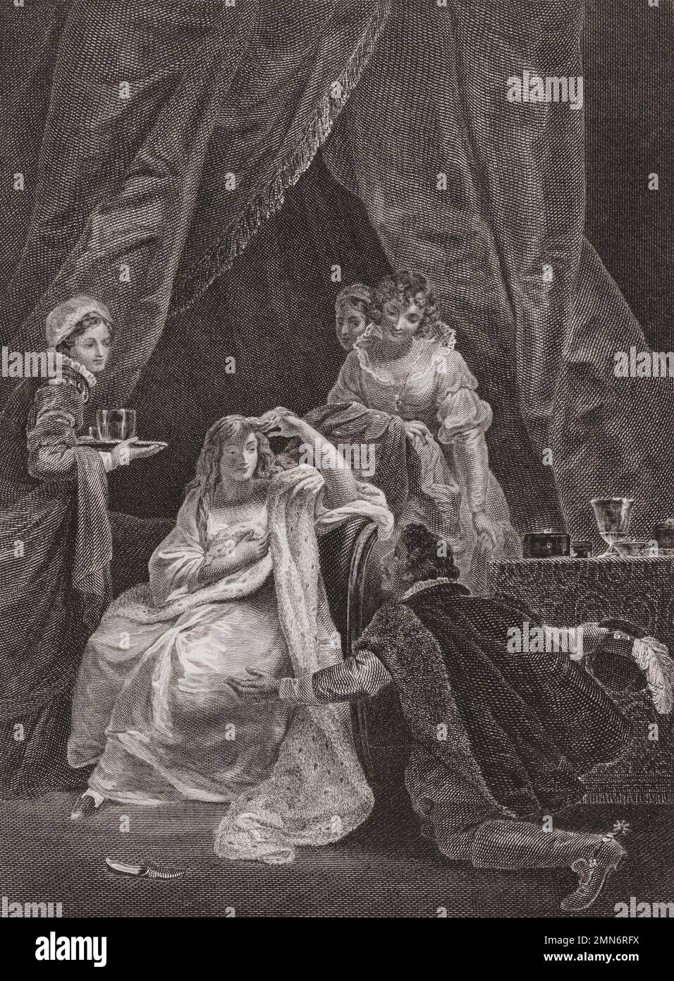 Interview between Queen Elizabeth I and the Earl of Sussex. After a ...