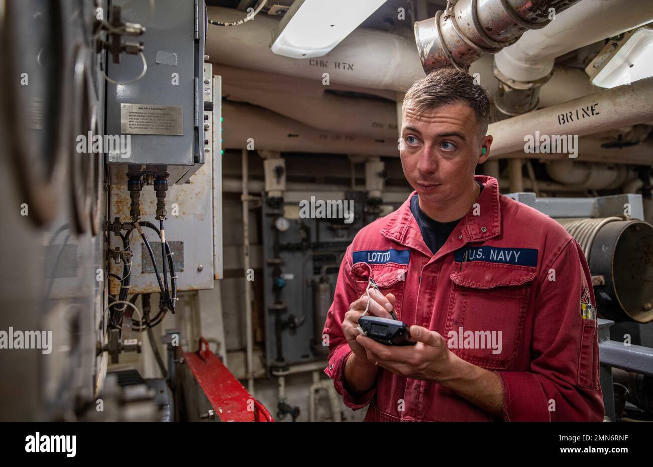 EASTERN ATLANTIC OCEAN (Sept. 29, 2022) Damage Control Fireman Carmen ...
