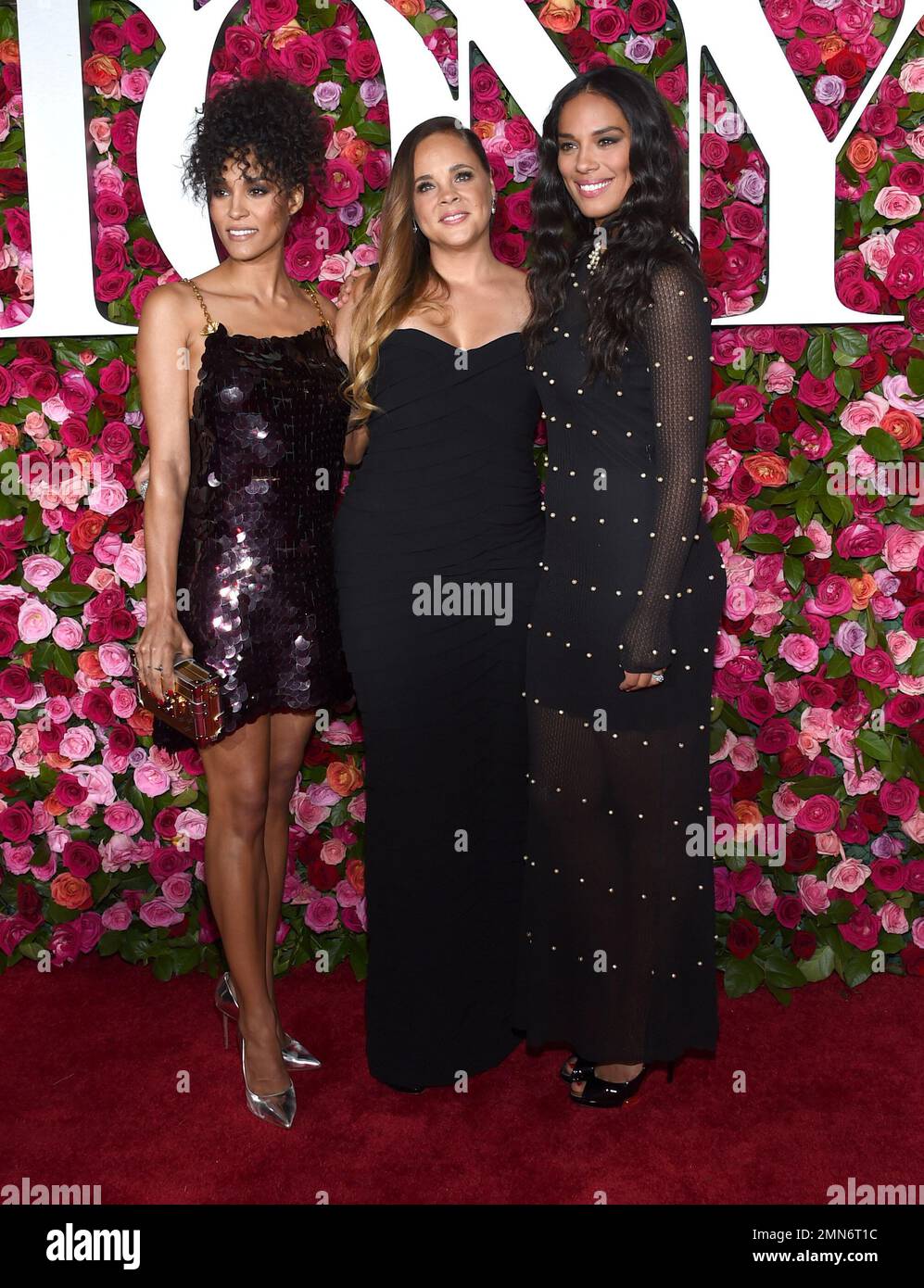 Brooklyn Sudano, from left, Mimi Sommer, and Amanda Sudano arrive at ...