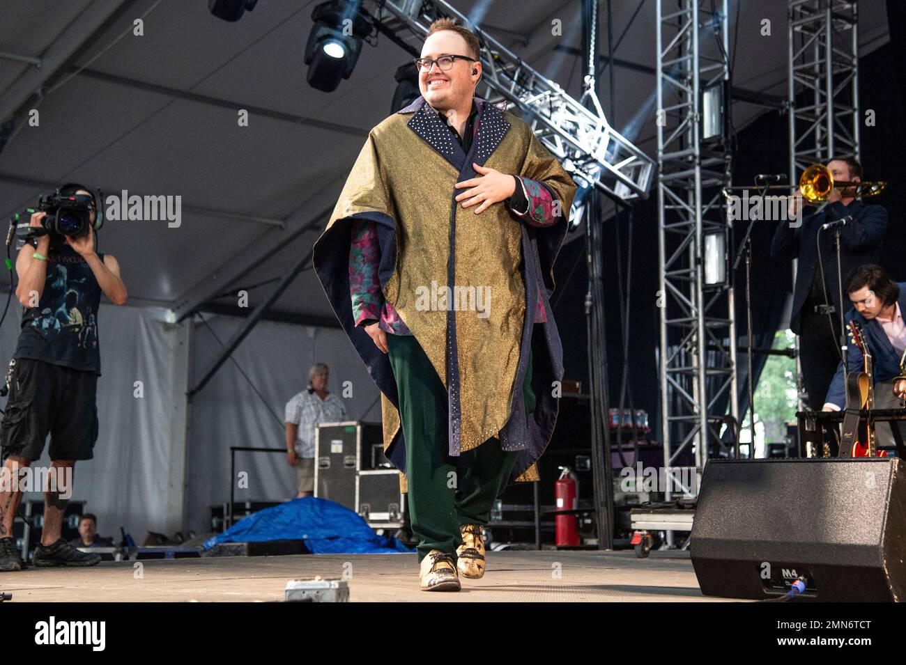 Paul Janeway of St. Paul and The Broken Bones performs at the Bonnaroo ...