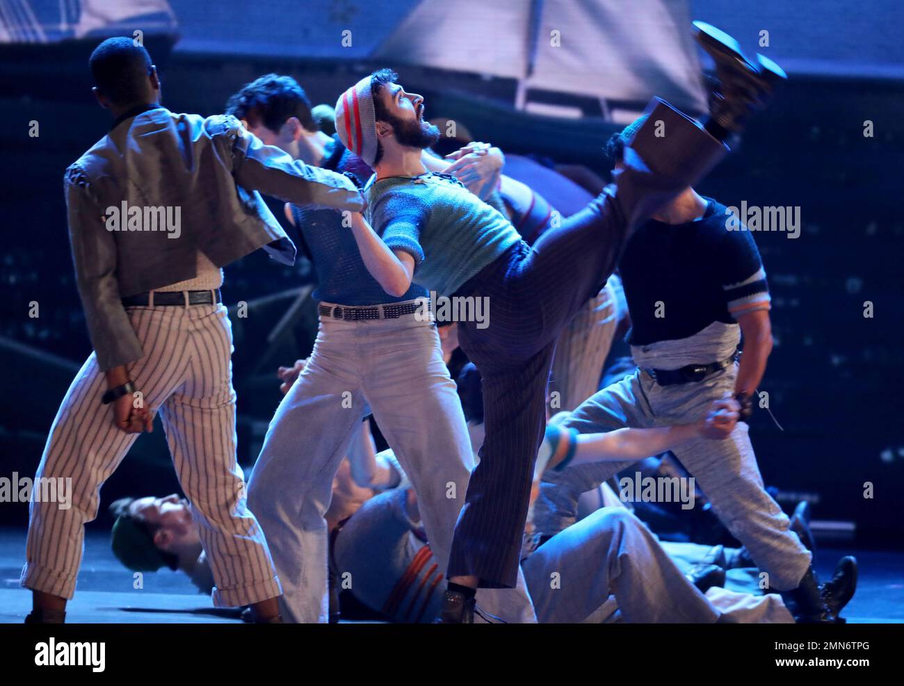 The cast of "Carousel" performs at the 72nd annual Tony Awards at Radio ...