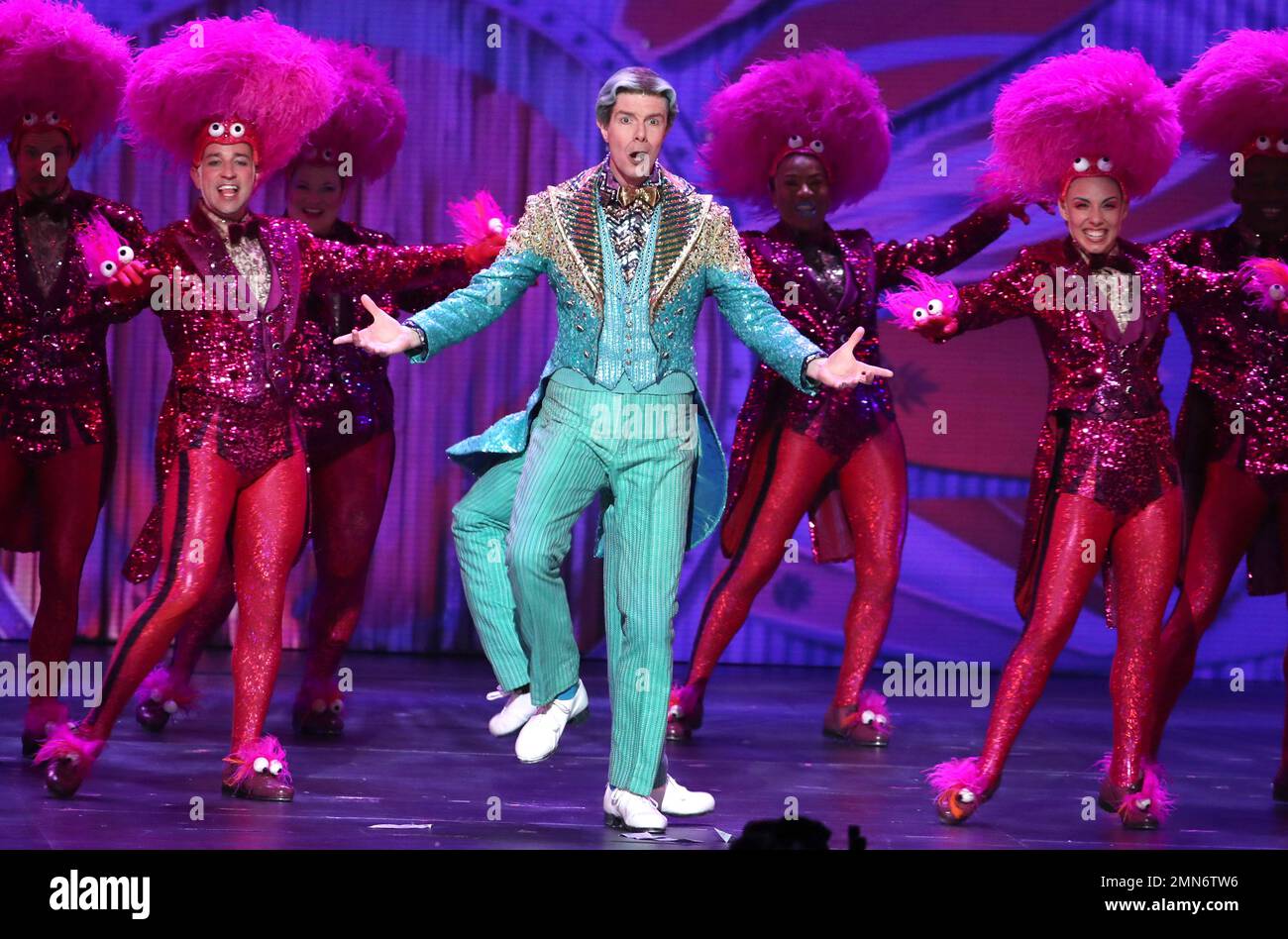 Gavin Lee, of "SpongeBob SquarePants:The Musical" performs at the 72nd ...