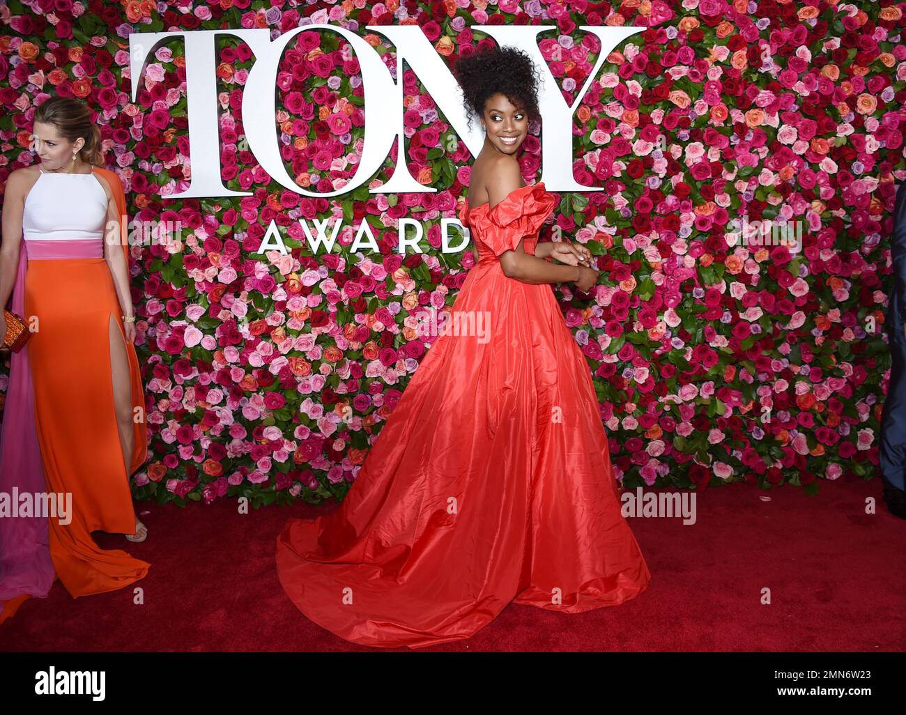 Condola Rashad arrives at the 72nd annual Tony Awards at Radio City ...
