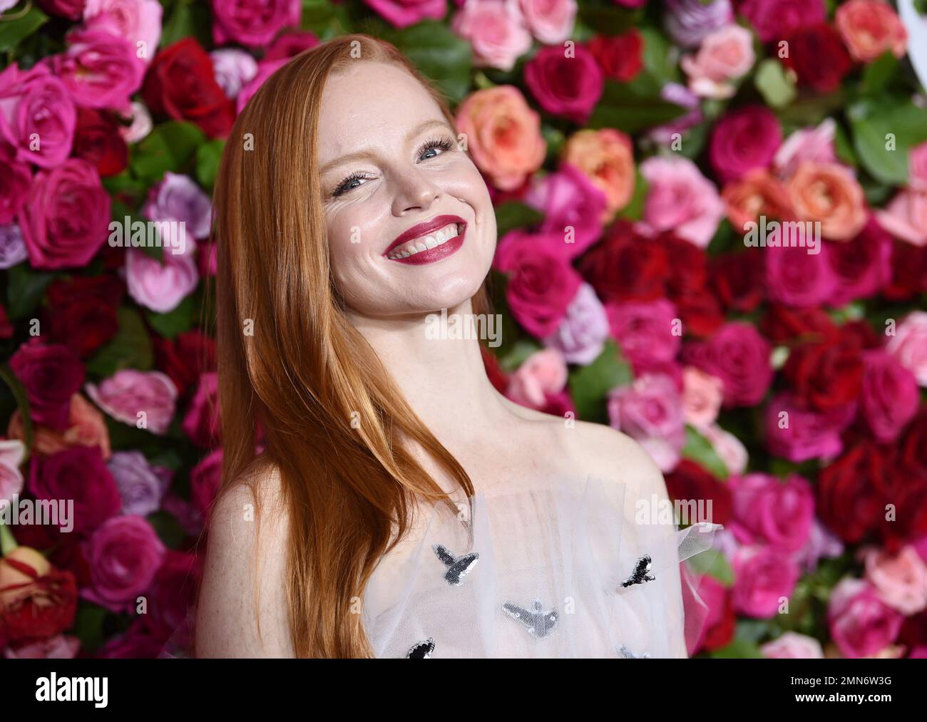 Lauren Ambrose arrives at the 72nd annual Tony Awards at Radio City ...
