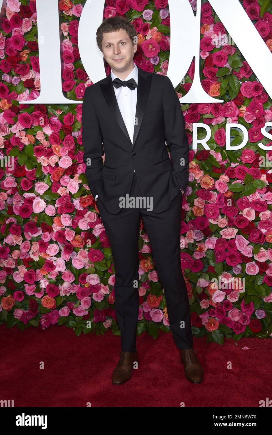 Michael Cera arrives at the 72nd annual Tony Awards at Radio City Music ...