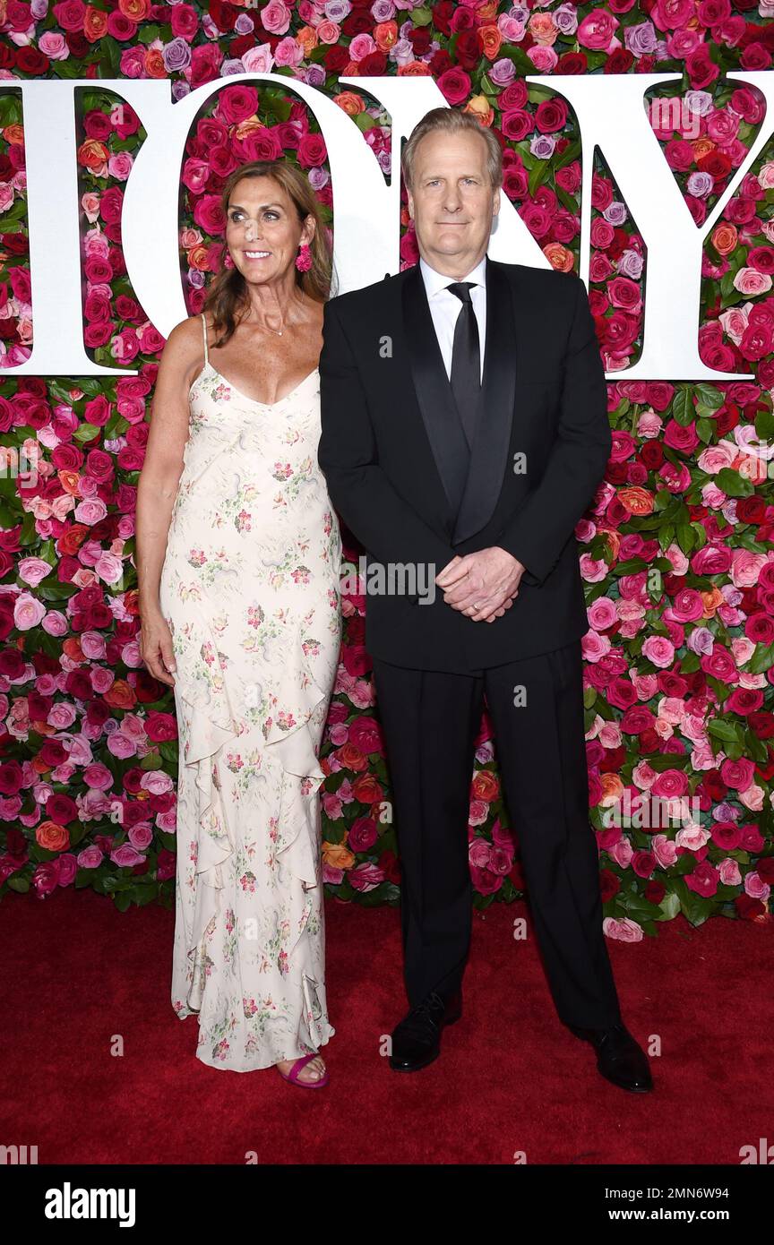Kathleen Rosemary Treado, left, and Jeff Daniels arrive at the 72nd ...