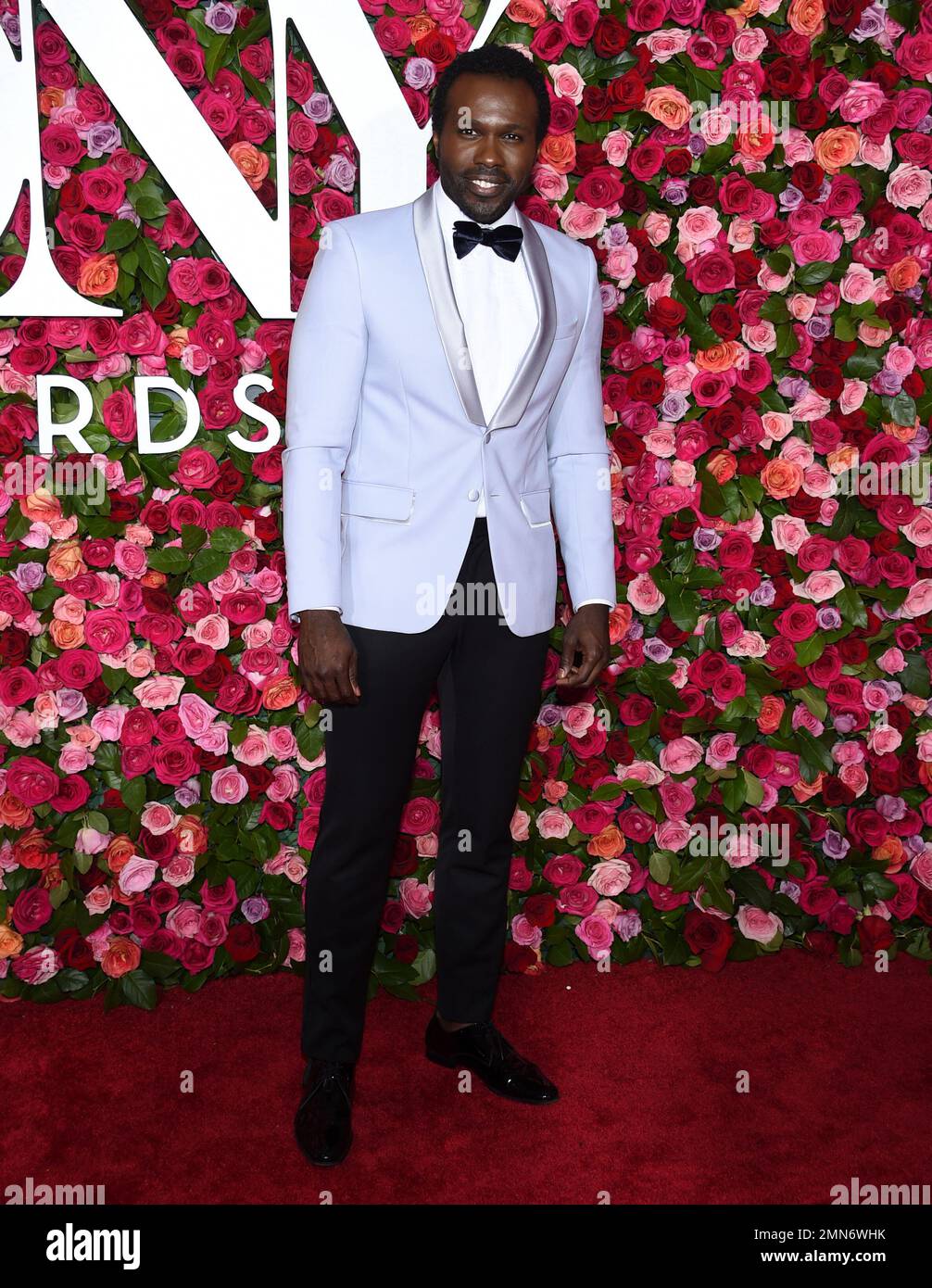 Joshua Henry arrives at the 72nd annual Tony Awards at Radio City Music ...