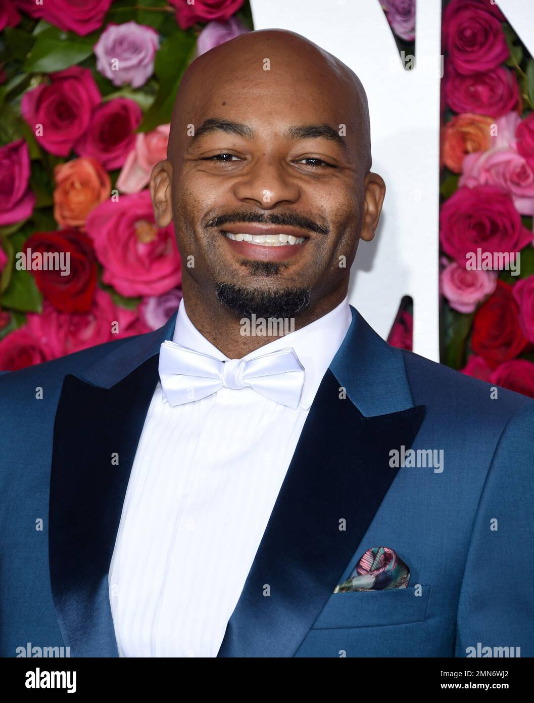 Brandon Victor Dixon arrives at the 72nd annual Tony Awards at Radio ...