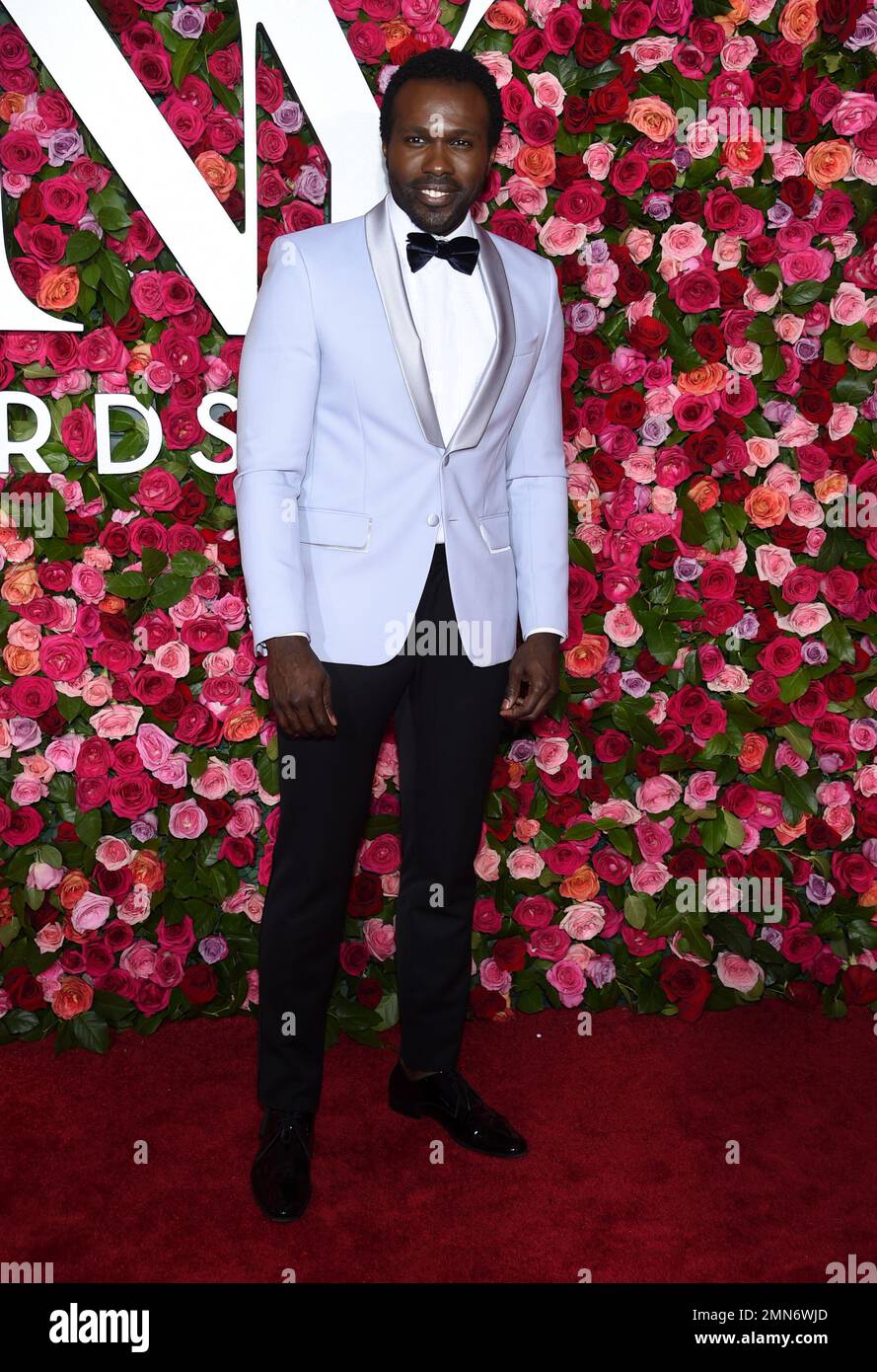 Joshua Henry arrives at the 72nd annual Tony Awards at Radio City Music ...