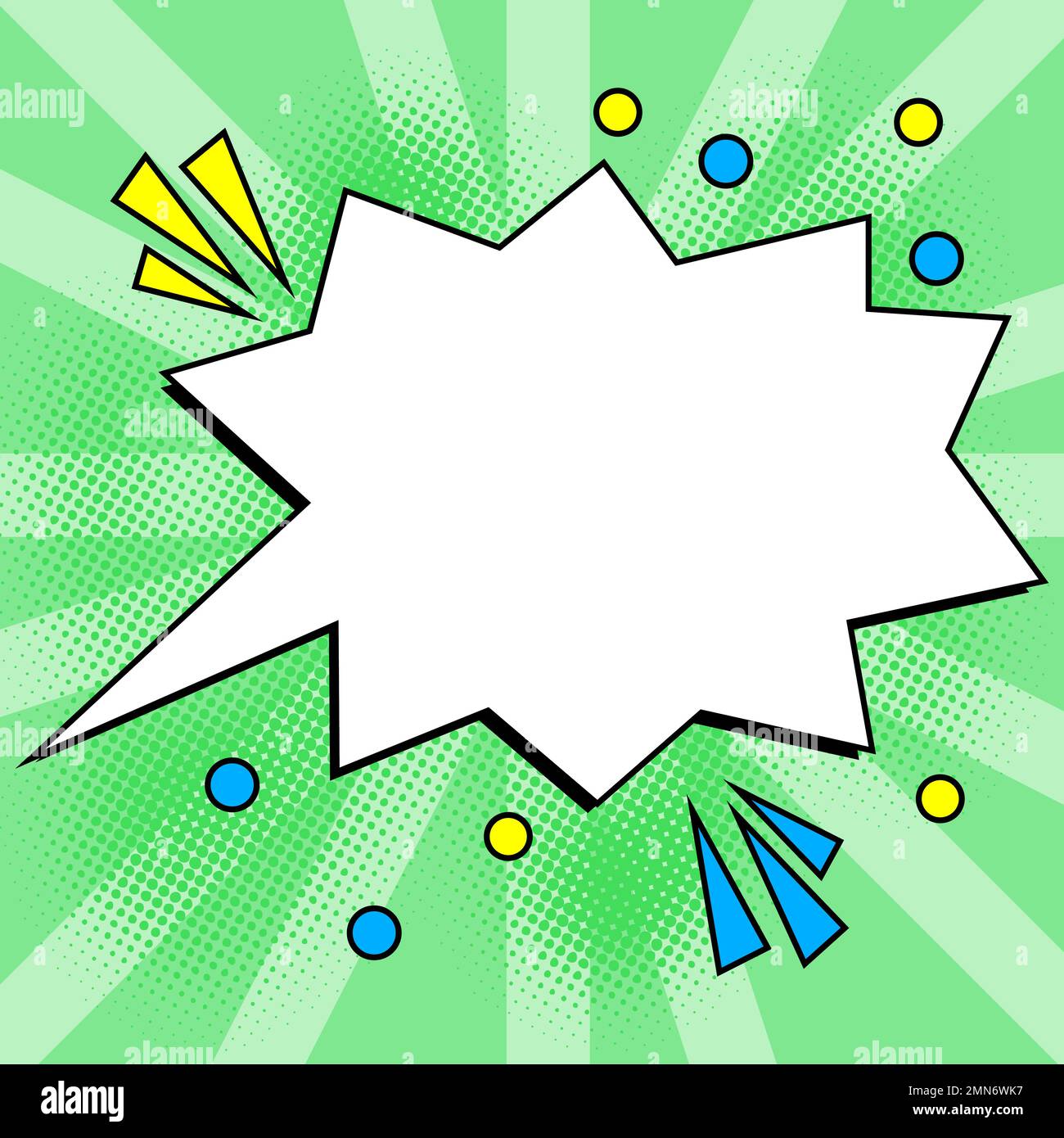 Comics Design Frames. Beautiful Photo Frame Set With Boom Bubbles For ...