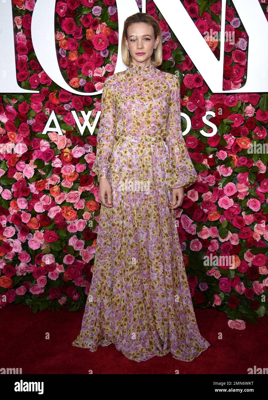 Carey Mulligan arrives at the 72nd annual Tony Awards at Radio City ...
