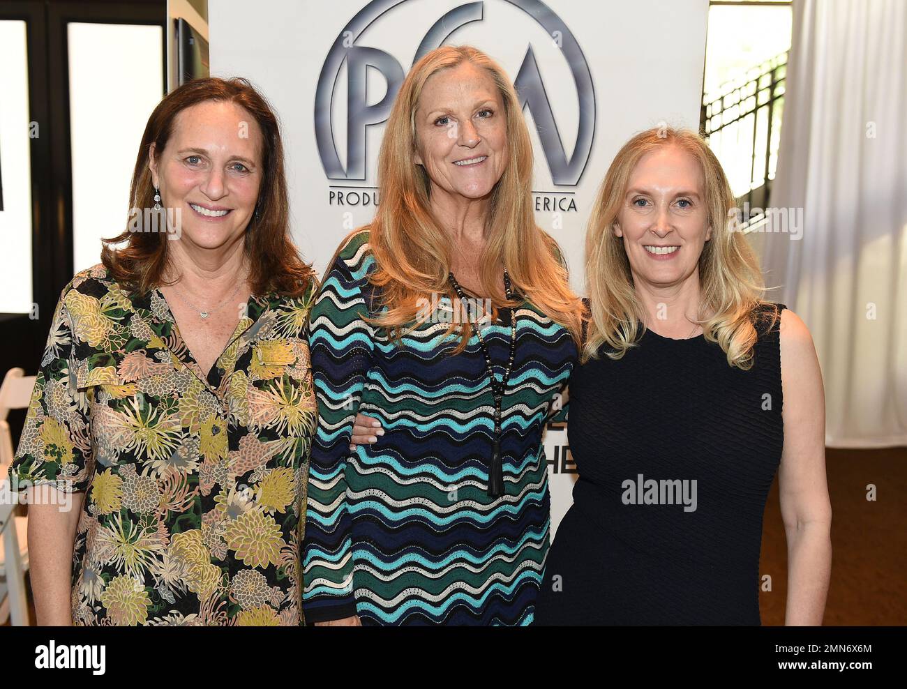 From left, Lucy Fisher, Lori McCreary and Susan Sprung attend the ...