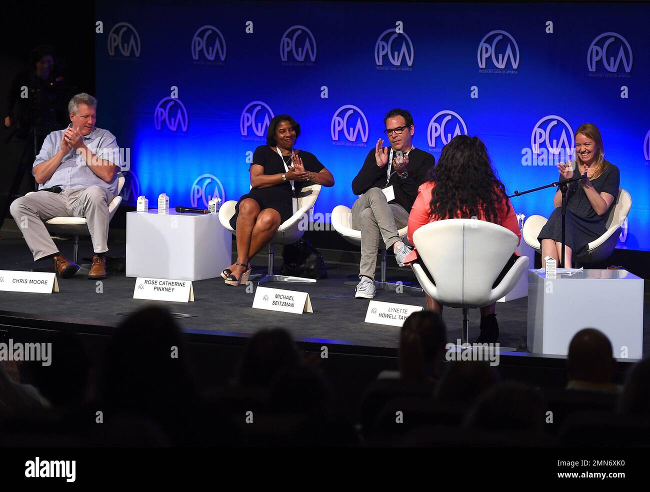 Chris Moore, Rose Catherine Pinkney, Michael Seitzman and Lynette ...