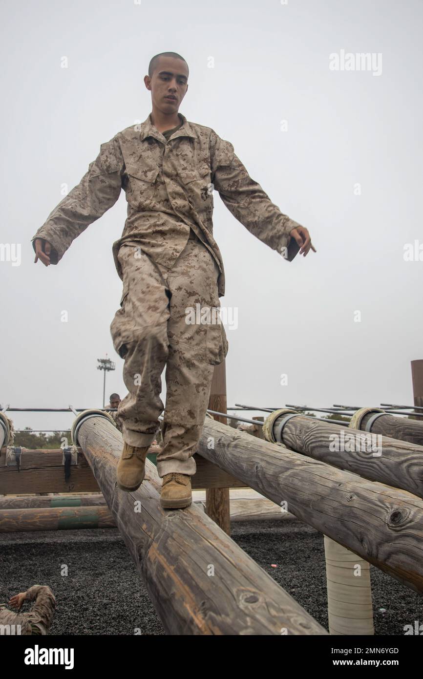 U.S. Marine Corps Recruit Isaiah M. Winter with Kilo Company, 3rd ...
