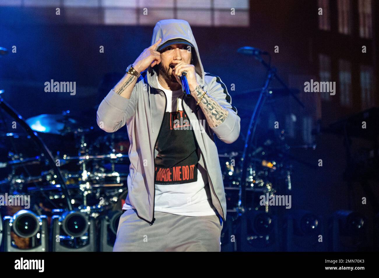 Eminem performs at the Bonnaroo Music and Arts Festival on Saturday ...