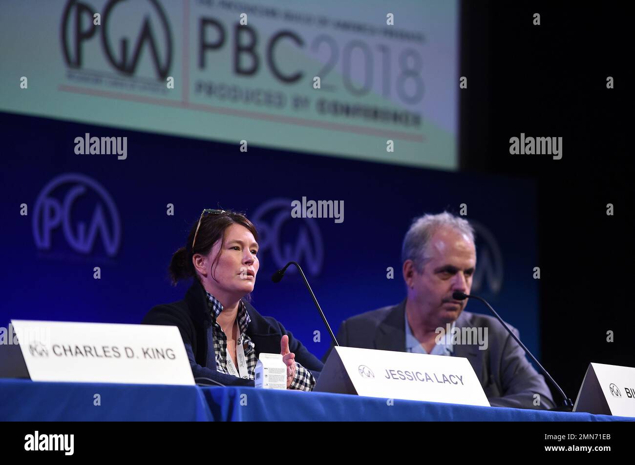 Jessica Lacy and Bill Mechanic attend the first day of the 10th Annual ...