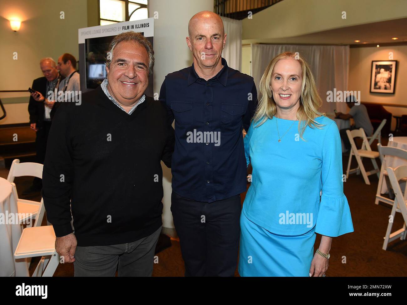 From left, Jim Gianopulos, Neal H. Moritz and Susan Sprung attend the ...