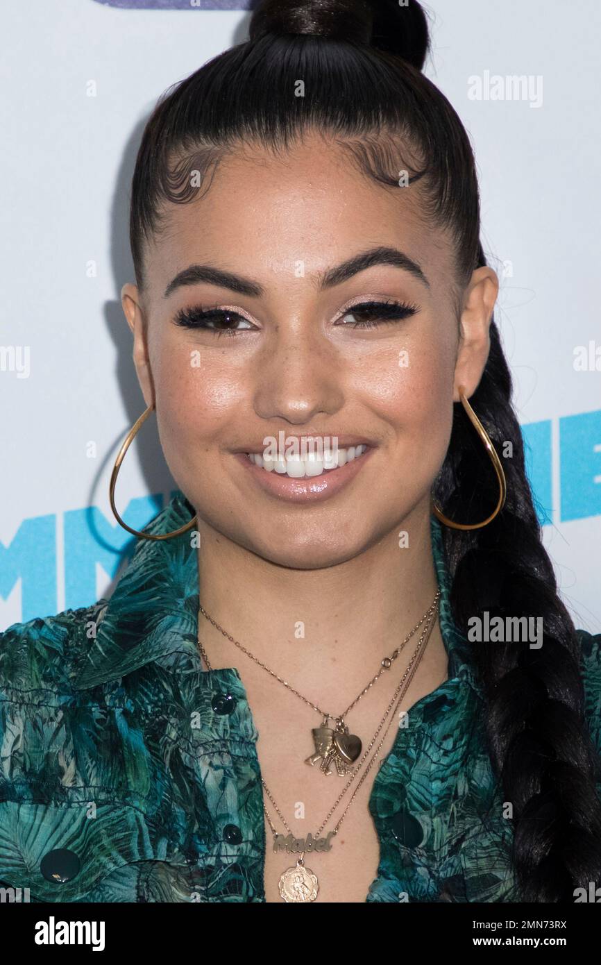 Mabel poses for photographers upon arrival at the Capital FM Summertime ...