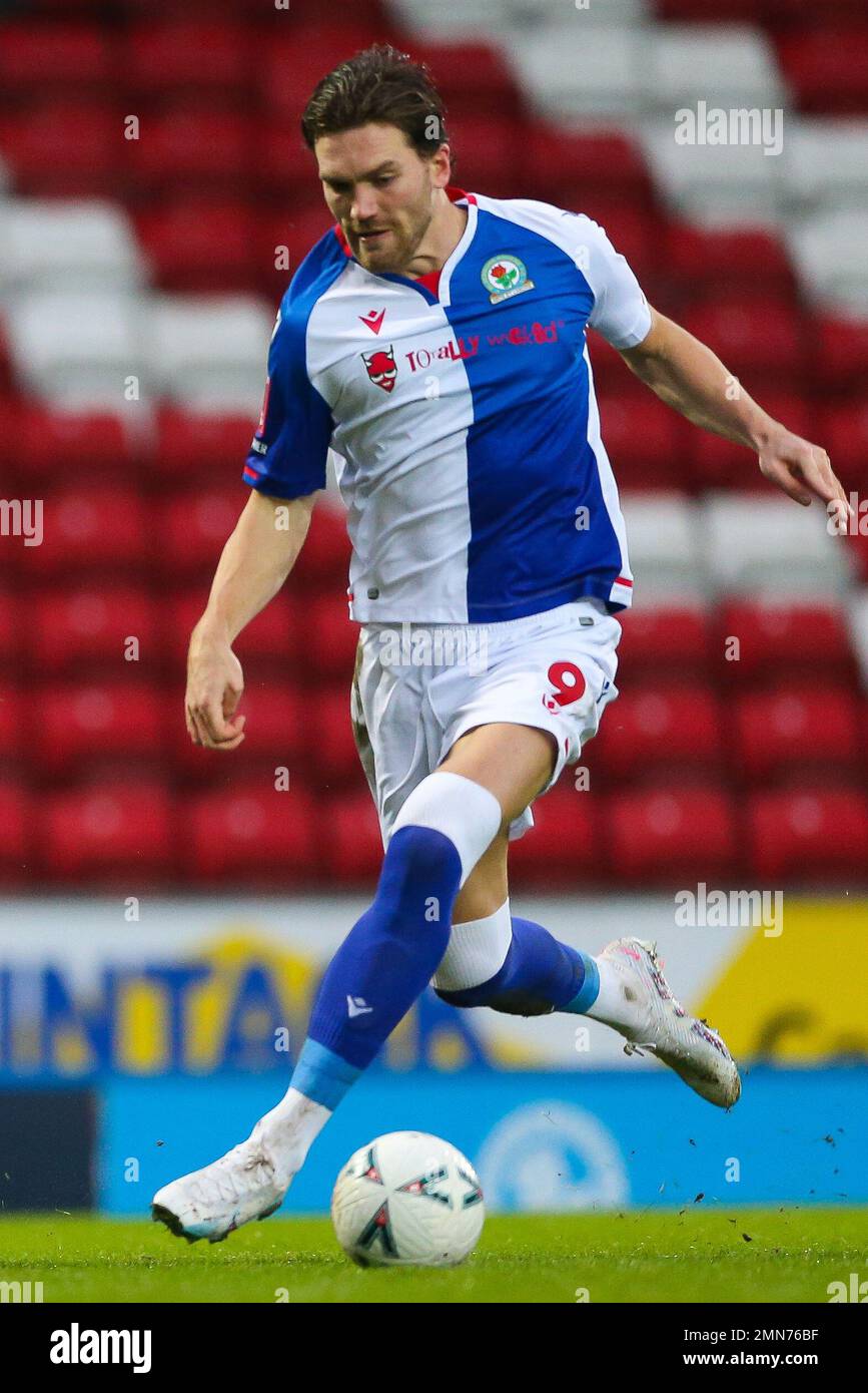 Blackburn Rovers' Sam Gallagher during the Emirates FA Cup fourth round ...