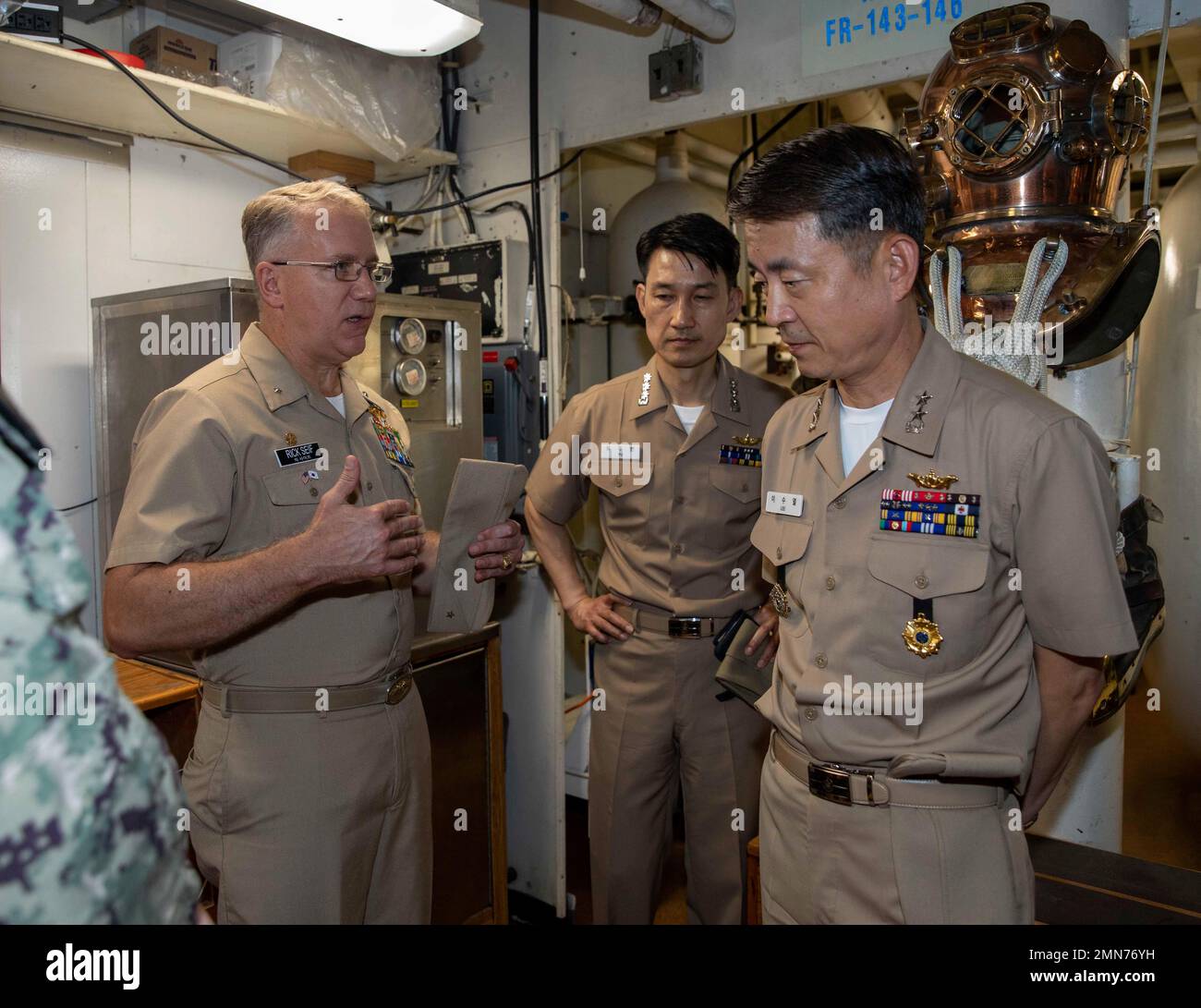 APRA HARBOR, Guam (Sep. 29, 2022) – Rear Adm. Rick Seif, commander ...