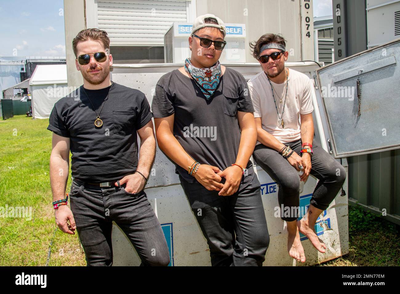 Zach Hannah, from left, Nate Esquite and David Labuguen of Arizona ...