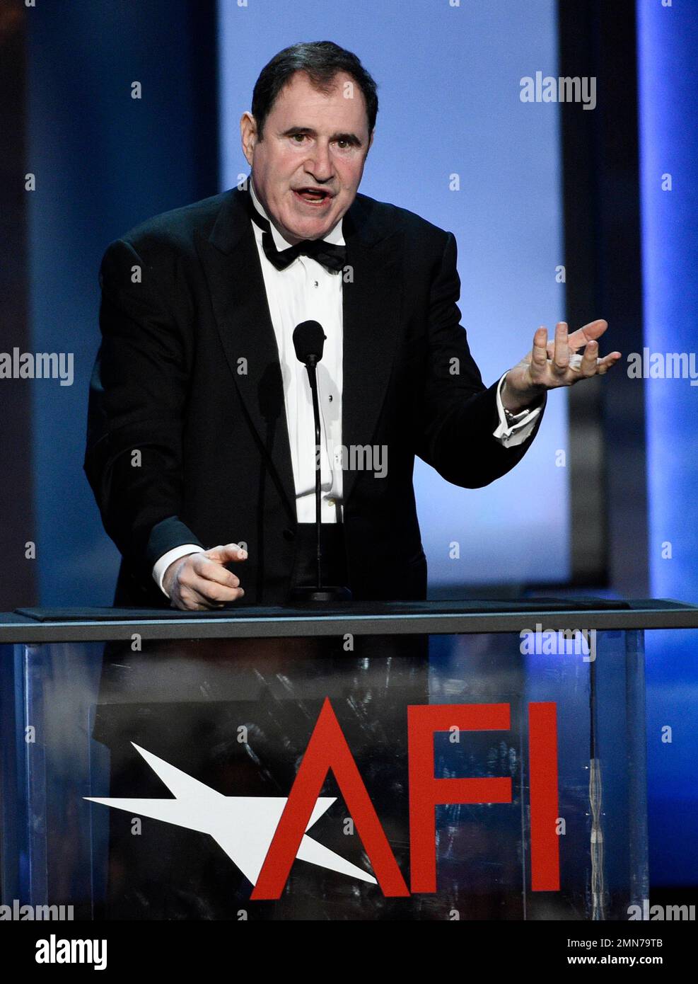 Actor Richard Kind addresses the audience during the 46th AFI Life ...