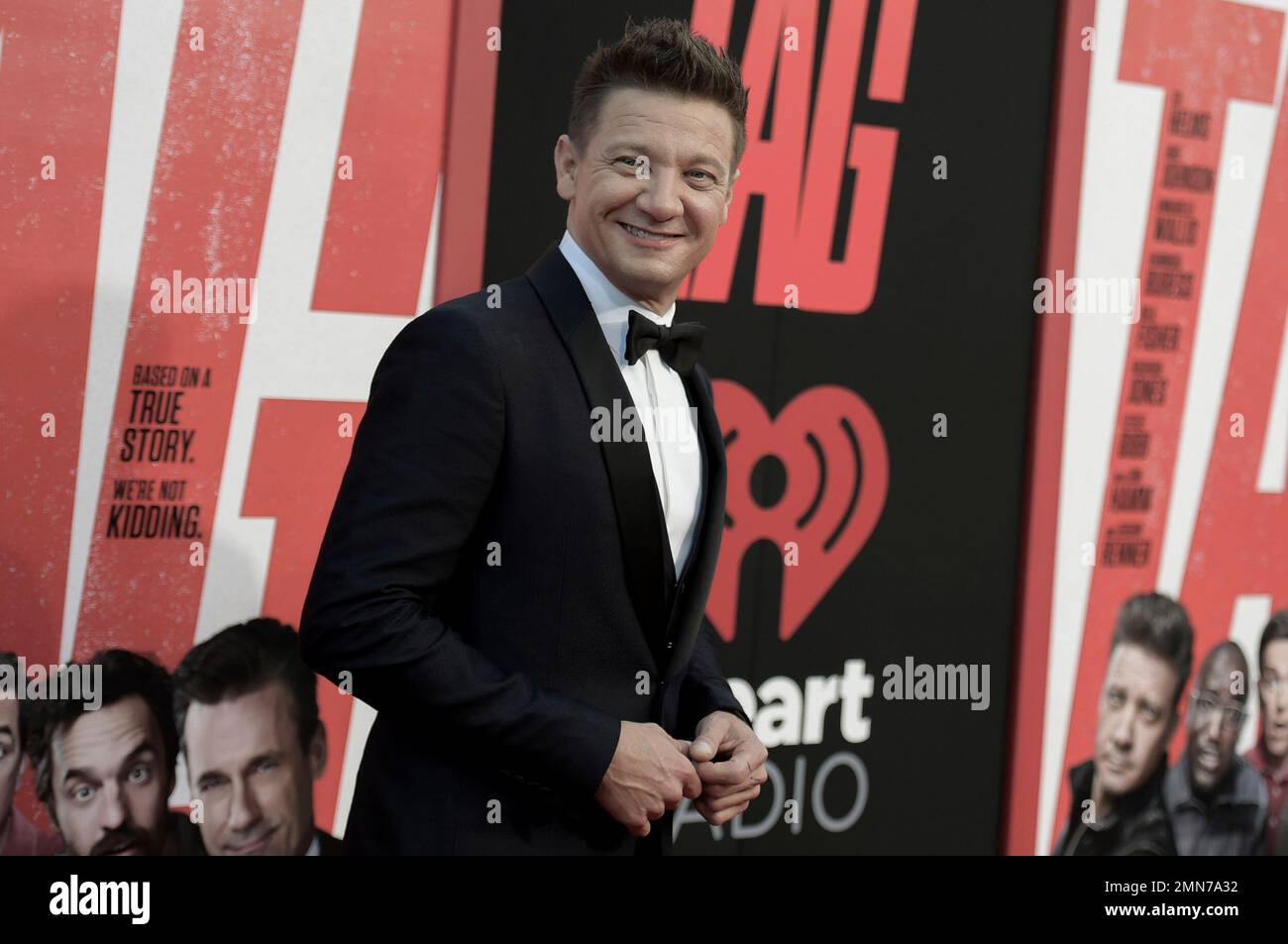 Jeremy Renner attends the LA premiere of "Tag" at Regency Village ...