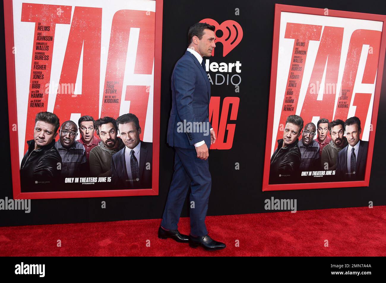 Jon Hamm attends the LA Premiere of "Tag" at the Regency Village ...