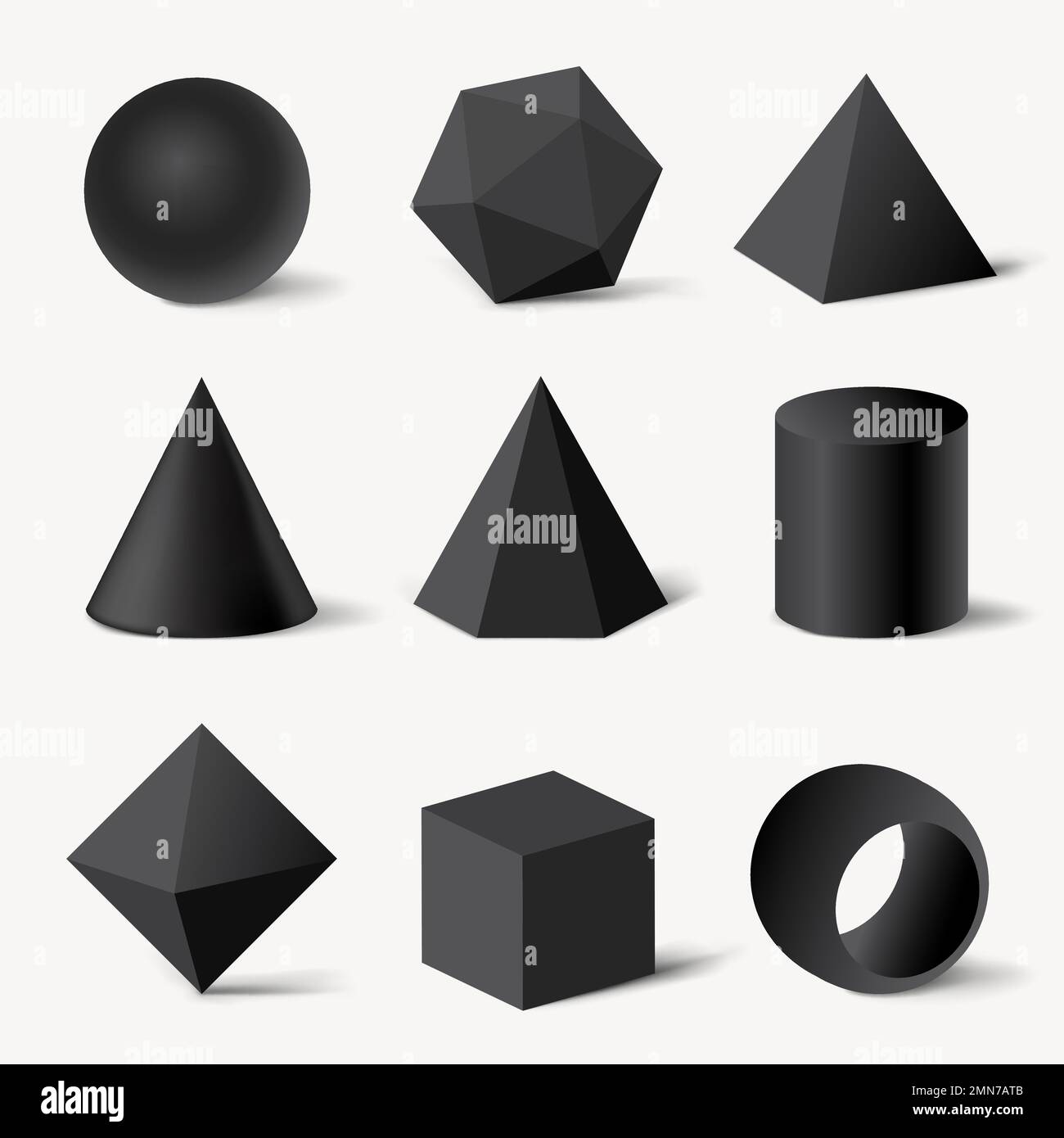 3d rendering minimalist black Stock Vector Images - Alamy