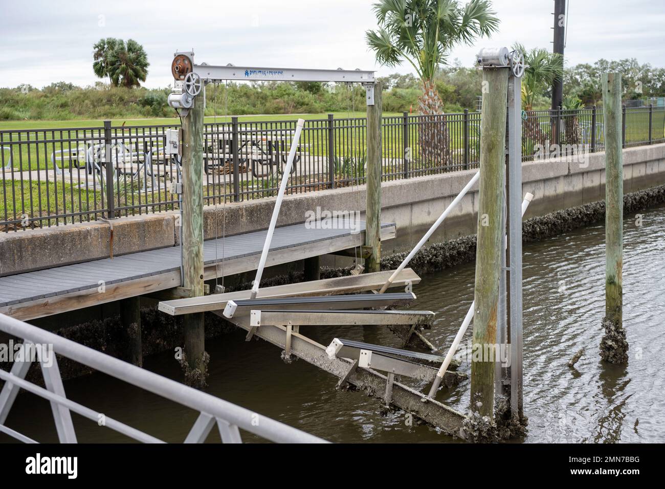 Damage from Hurricane Ian is shown across MacDill Air Force Base ...