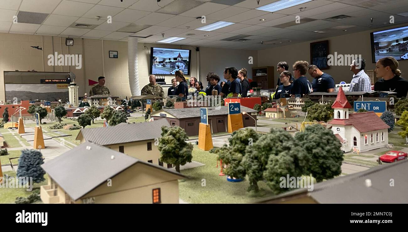 U.S. Air Force recruiting prospects investigate the Norma Brown ...