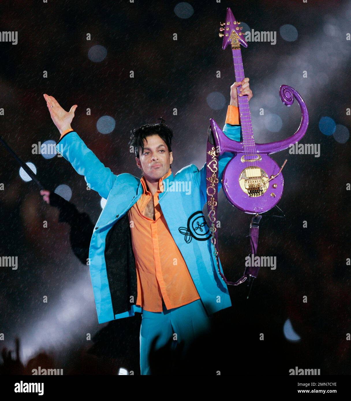 FILE - In this Feb. 4, 2007 file photo, Prince performs during halftime ...