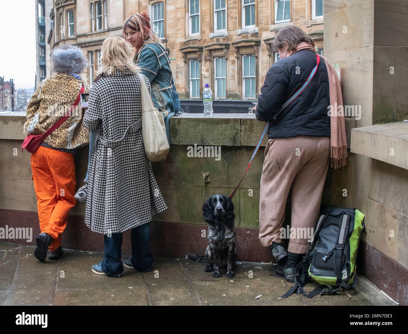 Glasgow, Scotland, UK. January 21st, 2023: A crowd of people at a Pro ...