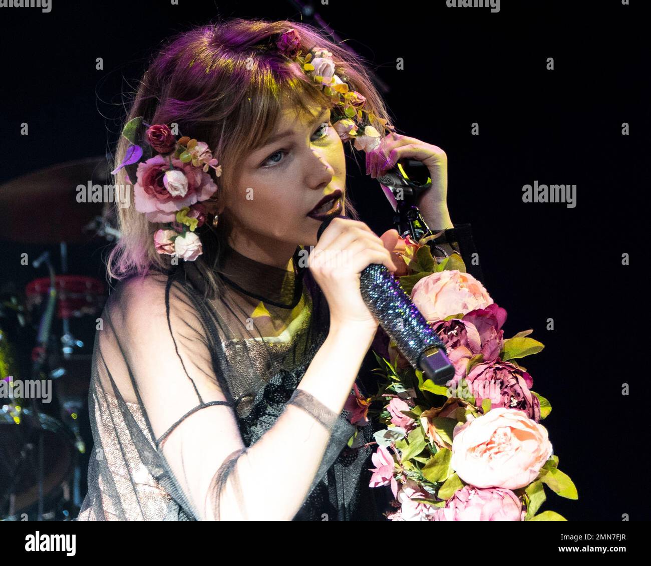 American singer-songwriter Grace VanderWaal performs as the opener for ...