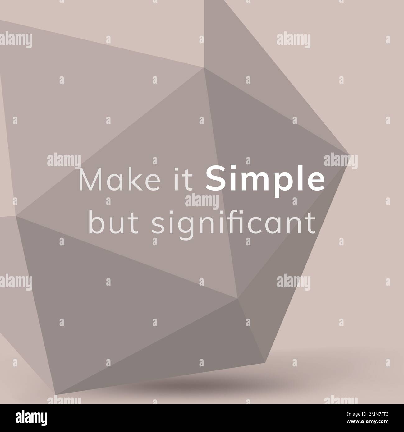 Abstract geometric Instagram post template, inspirational quote in ...