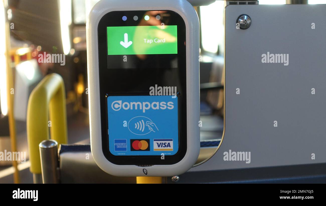 Compass paying system machine hi-res stock photography and images - Alamy