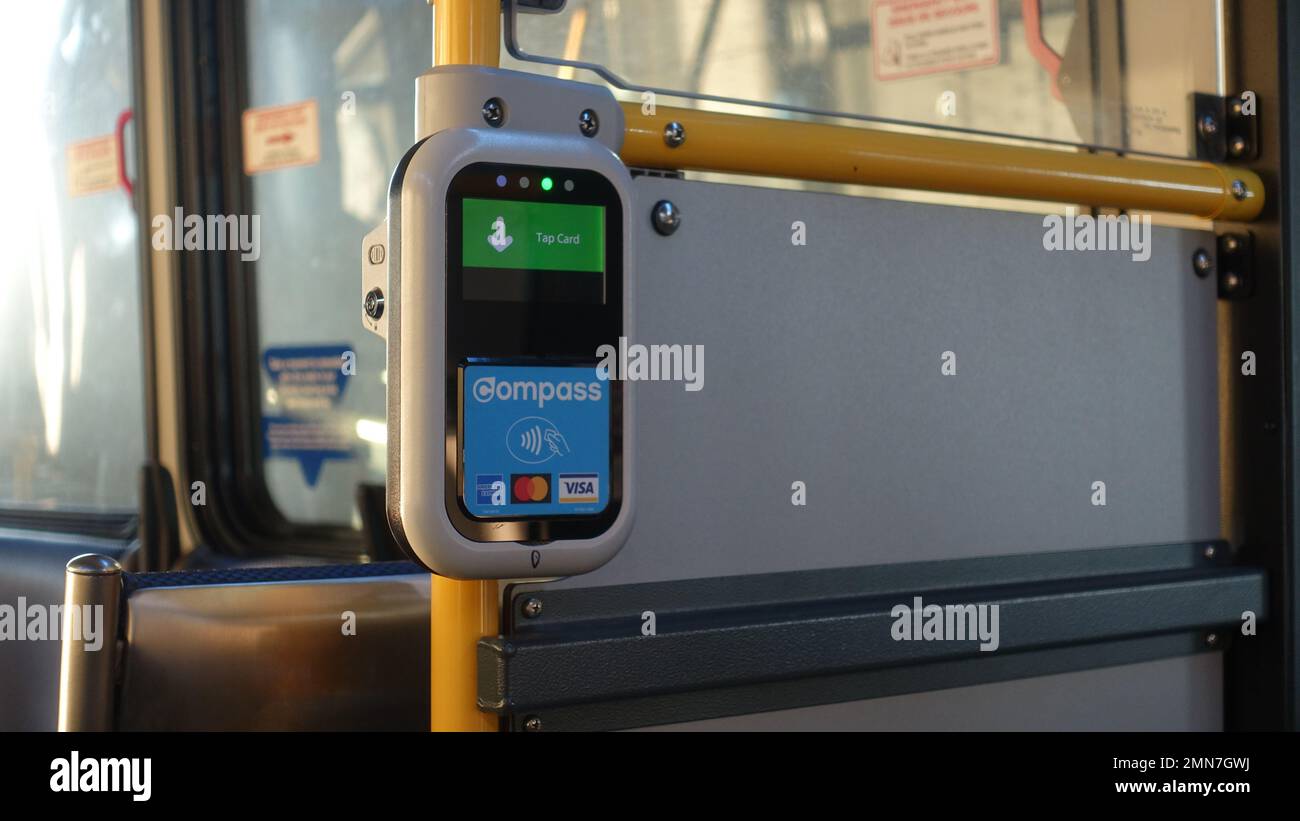 Compass card payment machine hi-res stock photography and images - Alamy